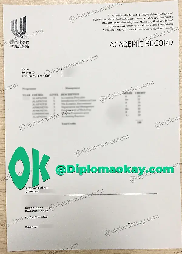 办理UNITEC理工学院成绩单|购买UNITEC理工学院成绩单|高仿UNITEC理工学院成绩单|仿制UNITEC理工学院成绩单